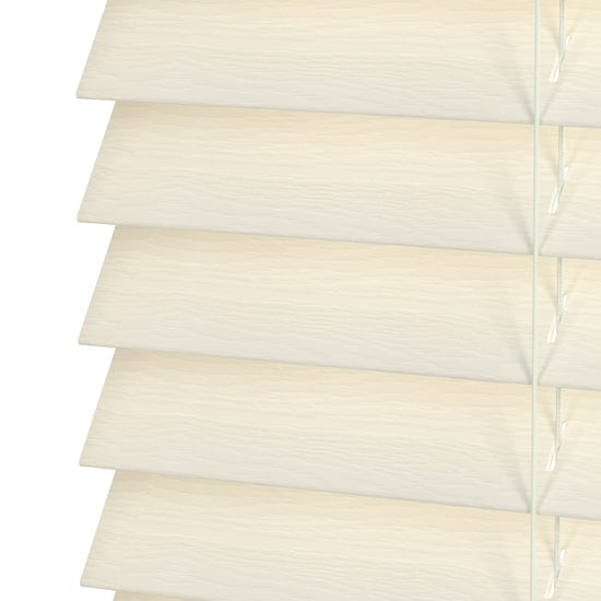 50mm Nova Cream Timber-look Nova Blinds – ABC Blinds Online