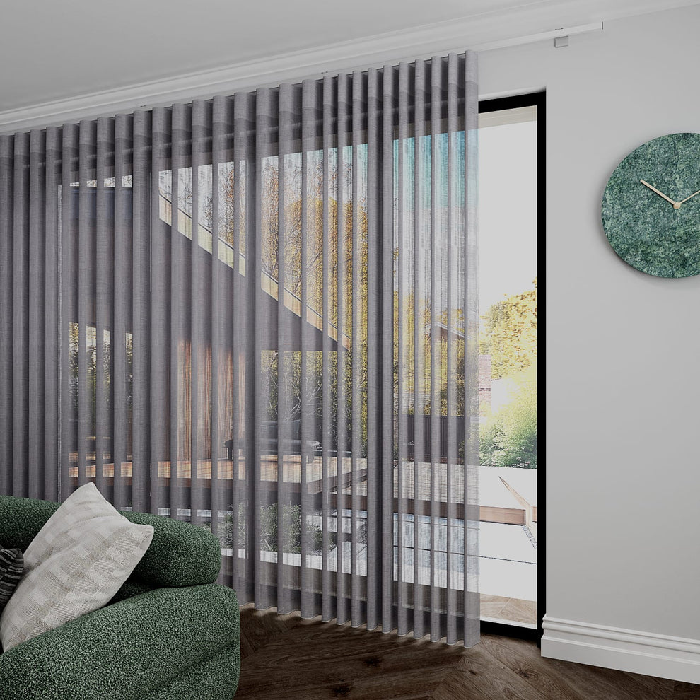 Angus Sheer Quarry Curtains – ABC Blinds Online